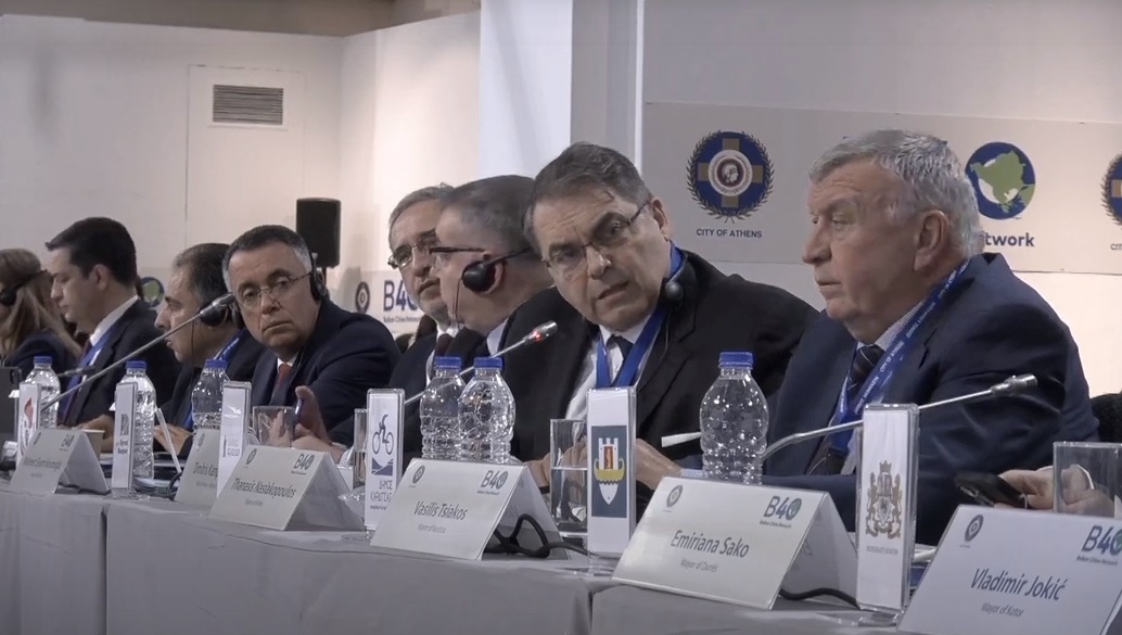 Η ομιλία του Δημήτρη Καμπόσου στη Σύνοδο του Δικτύου Βαλκανικών Πόλεων ...