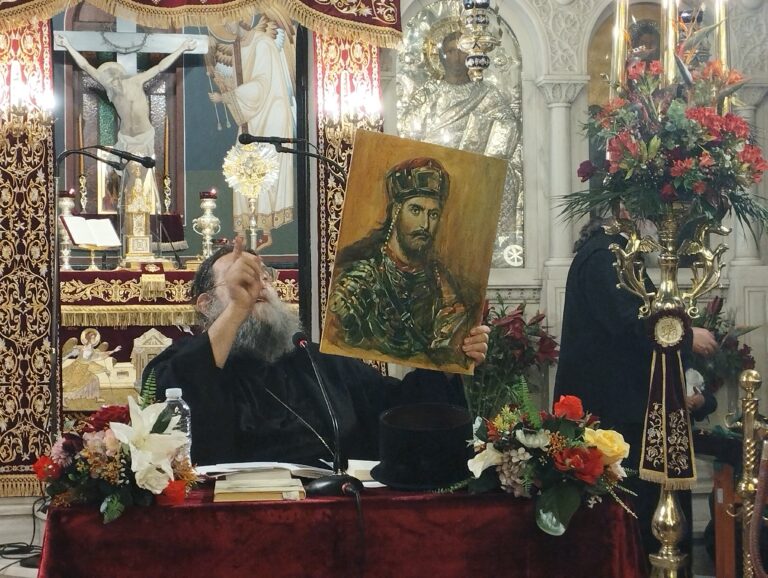Καθηλωτική η ομιλία του π. Ευάγγελου Παπανικολάου στην Ευαγγελίστρια ...